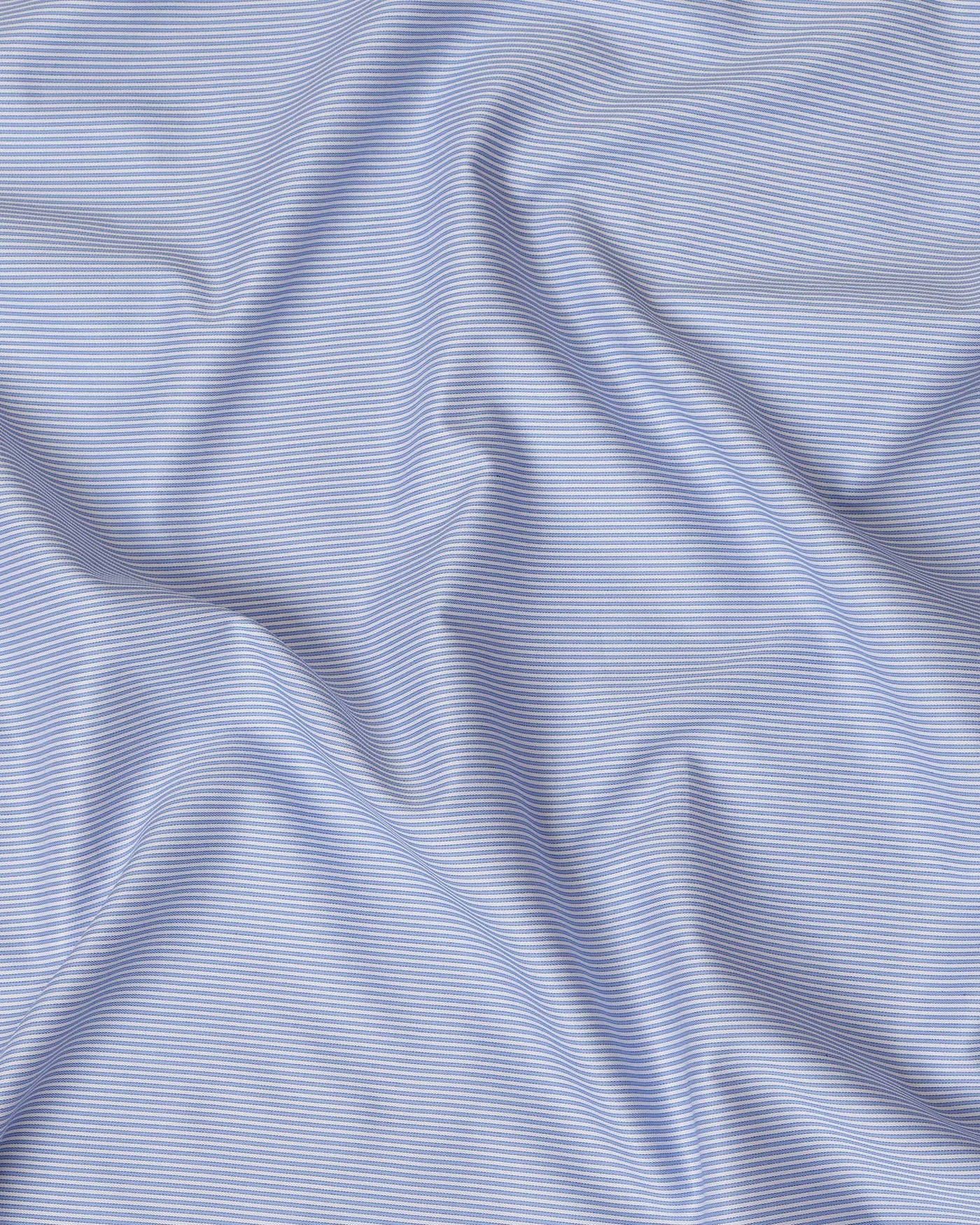 Buy Light Blue & White Micro Striped 100% Cotton Shirting Fabric, 150 ...