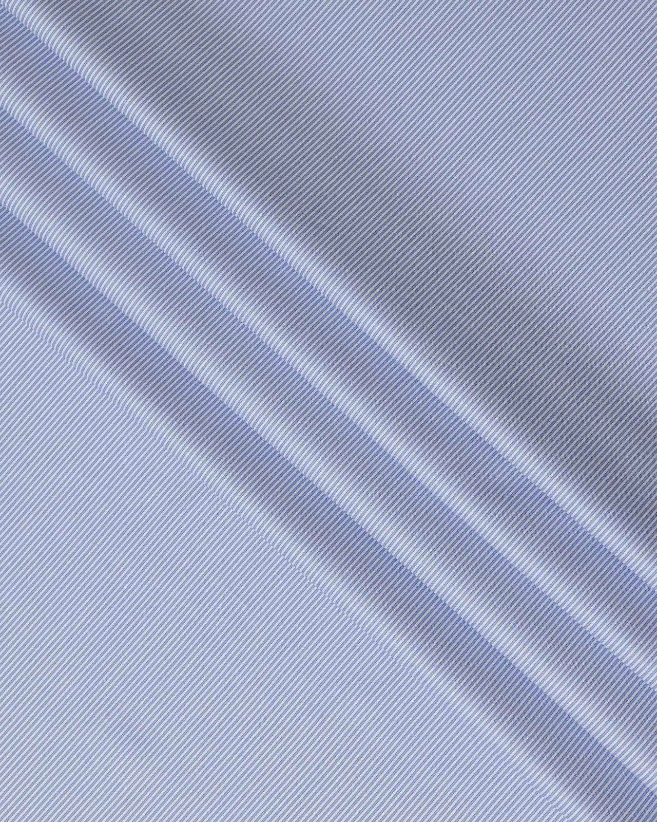 Buy Light Blue & White Micro Striped 100% Cotton Shirting Fabric, 150 ...